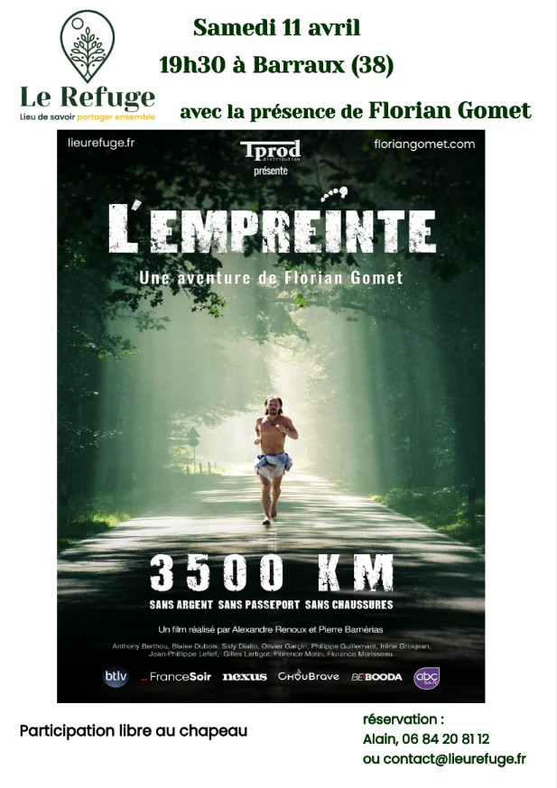 Projection du film l’Empreinte et Journée de la Pleine Santé, avec ...